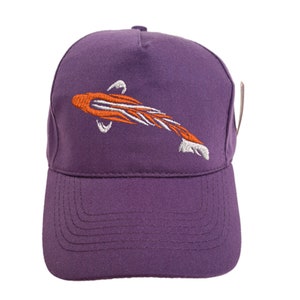 Koi Carp Embroidered Base Ball Cap Hat in 15 Colours - Etsy