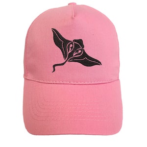 Manta Ray Embroidered Baseball Cap Hat in 15 Colours and 25 Thread ...