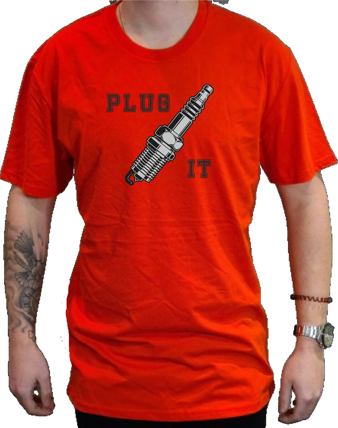 Plug It Printed T Shirt Unisex | Birthday Gift | Spark Plug | JDM ...