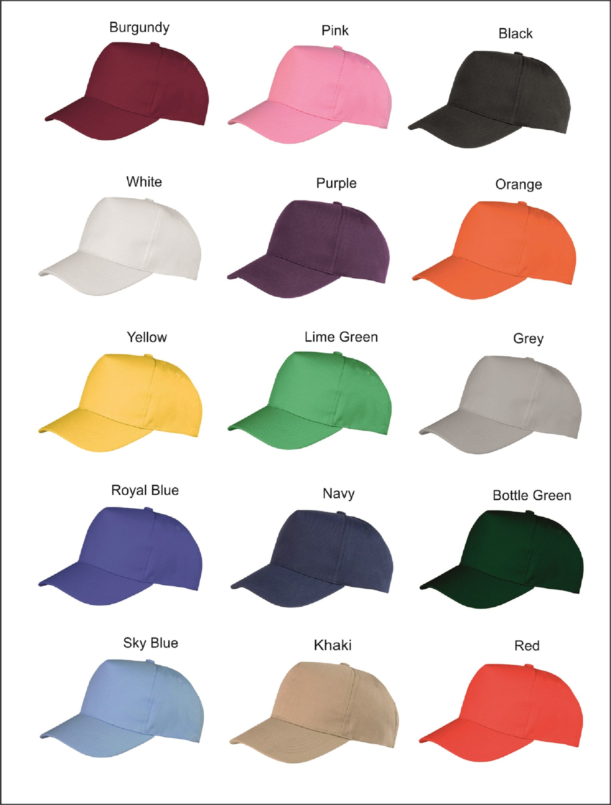 Carp Fish Embroidered Baseball Cap Hat in 15 Colours and 25 Thread ...