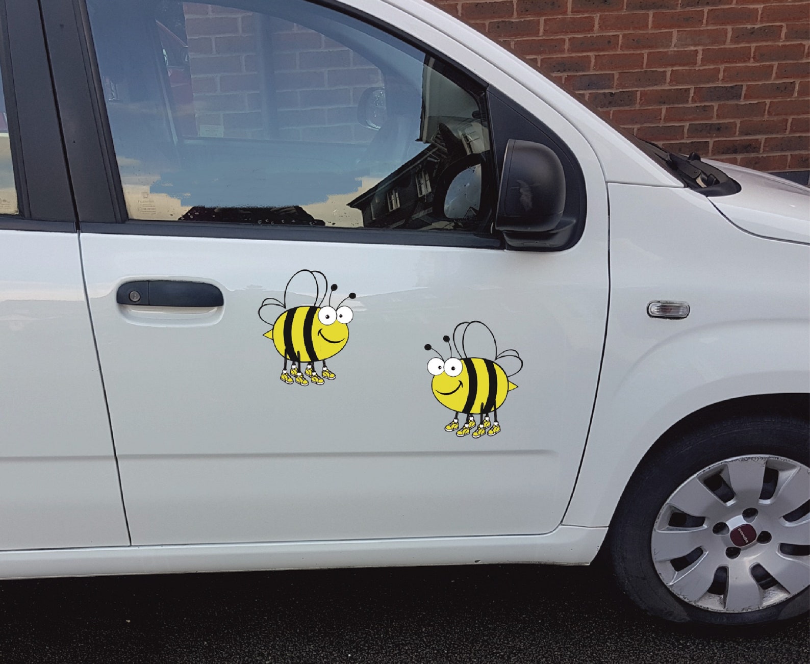Fun Bees Vinyl Wall Car Sticker Decal x 2 | Etsy