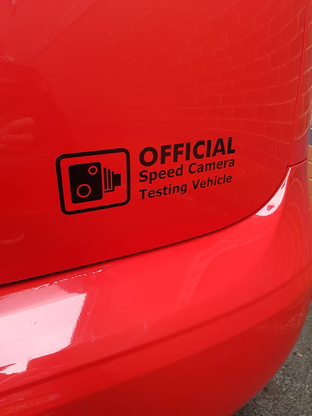Official Speed Camera Testing Vehicle Vinyl Sticker Decal JDM in 13 ...