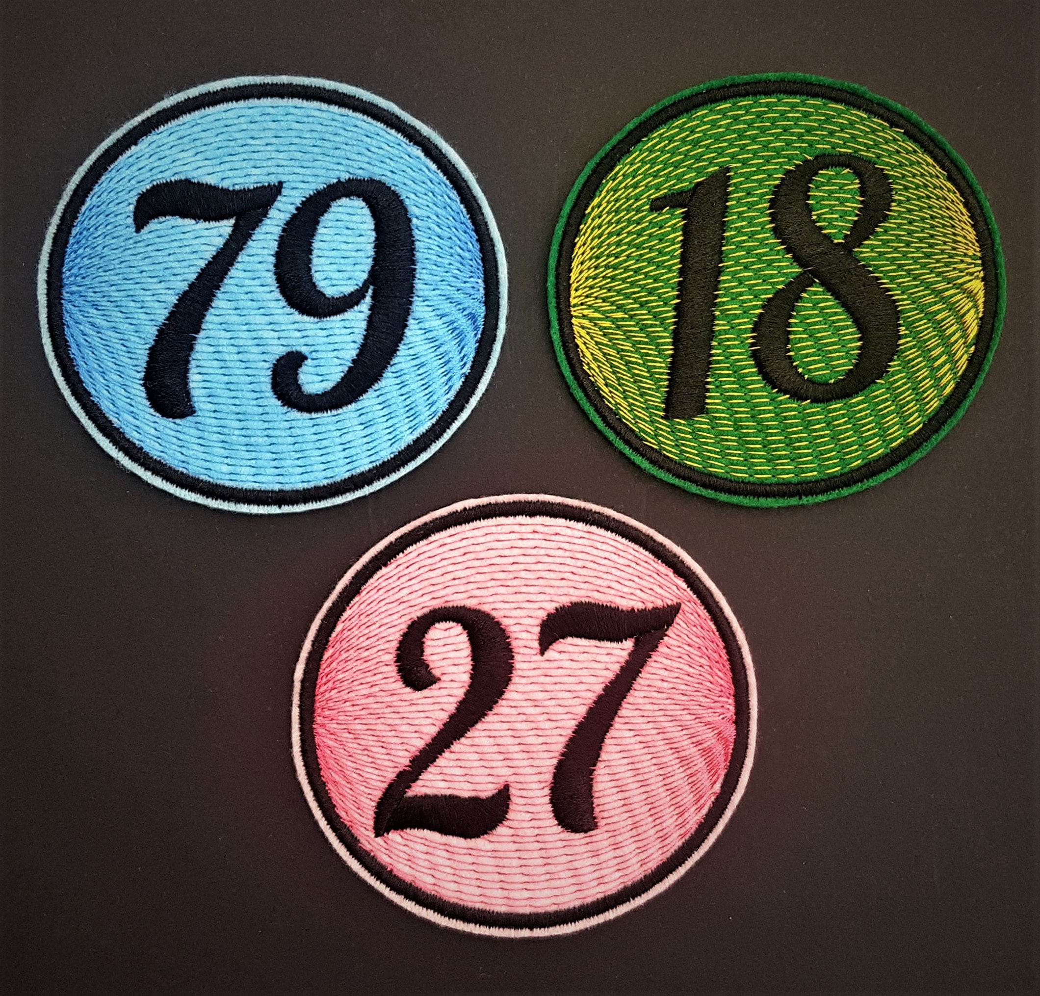 Personalised Embroidered Numbers Patch Badge Girls Boys Iron | Etsy