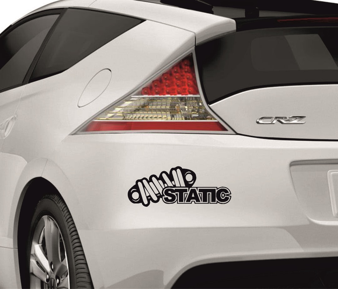 JDM Static Shocks Vinyl Wall Car Sticker Decal in 13 Colours - Etsy
