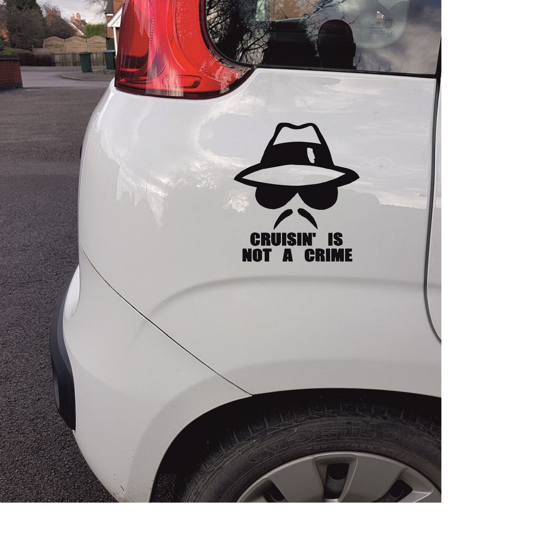Cruisin is Not a Crime Car Vinyl Sticker Decal in 13 Colours JDM - Etsy