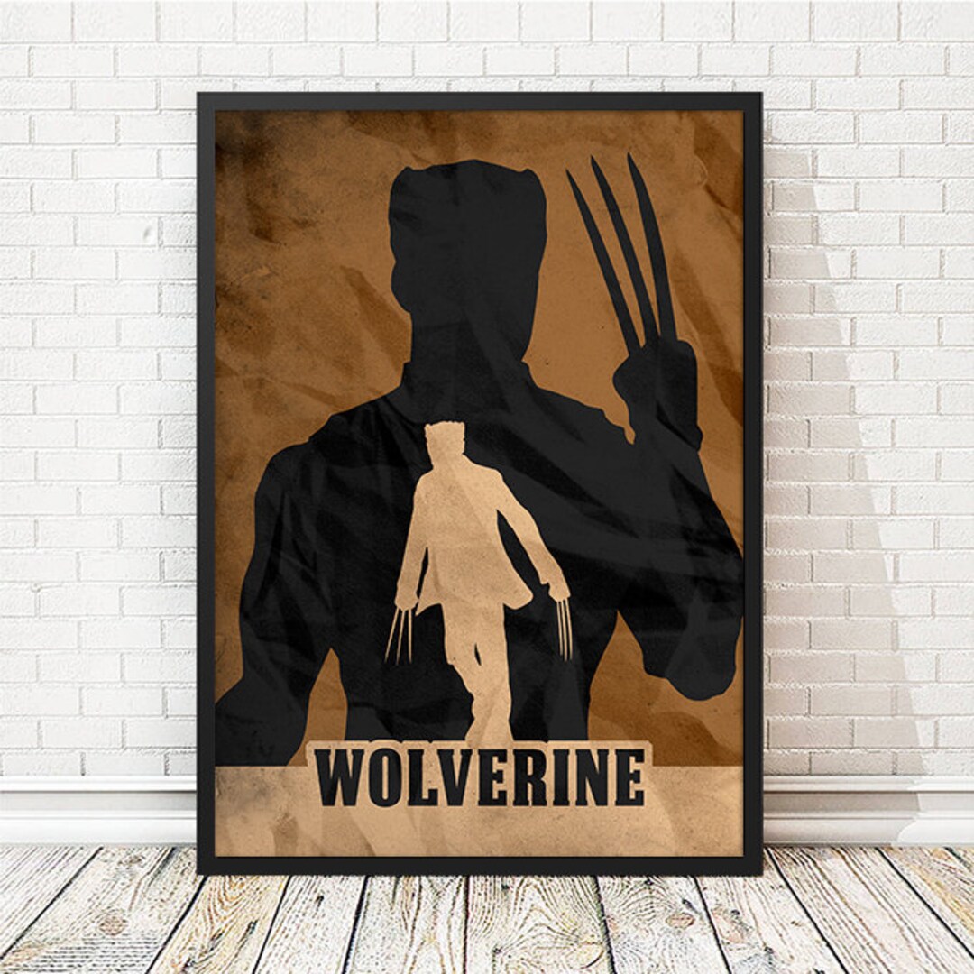 Wolverine X-men Movie Poster, Retro Poster, Minimalist Poster - Etsy