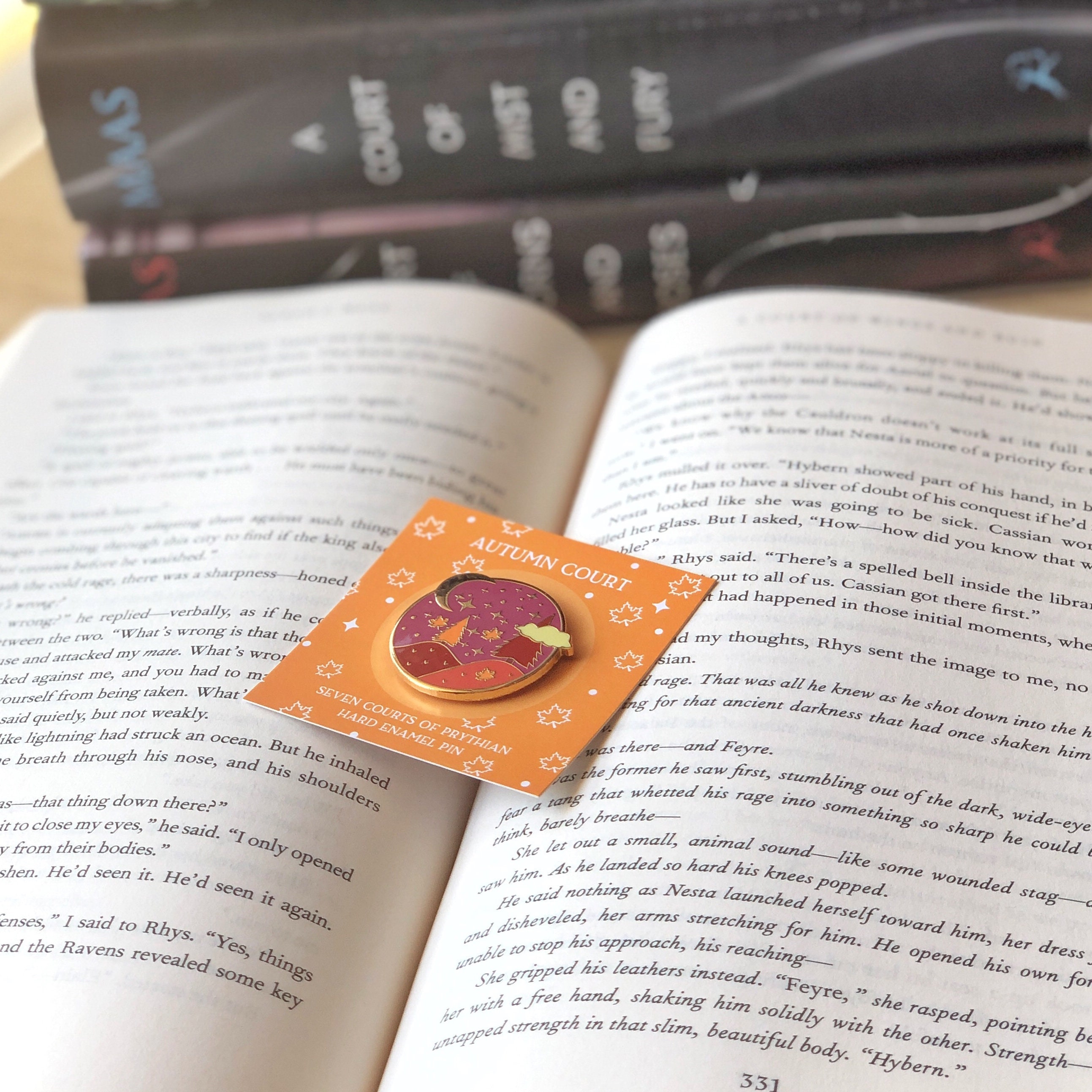 The Autumn Court Enamel Pin | Etsy