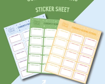 Currently Reading Finished Reading Review Book Reminder Planner ...