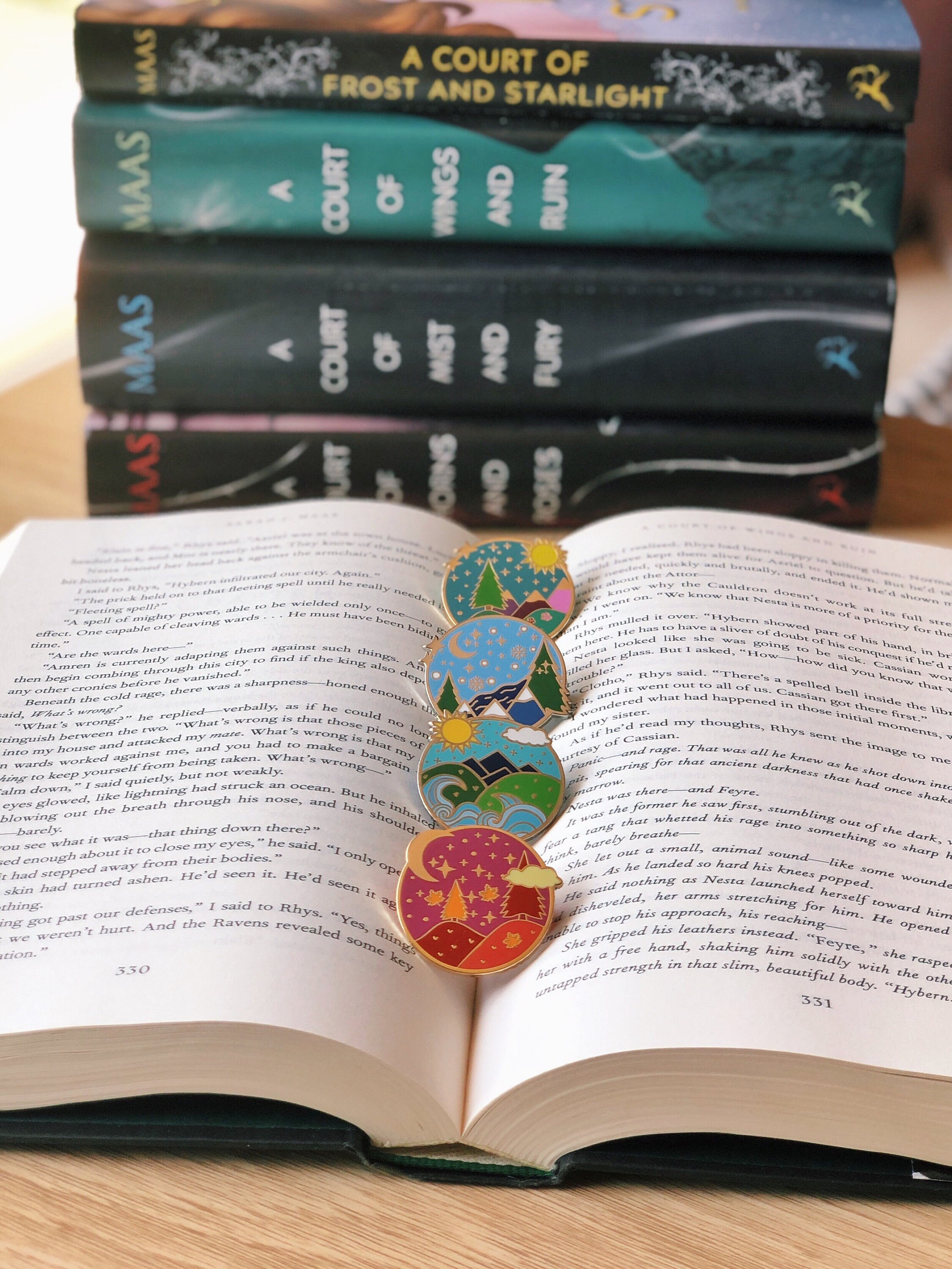 The Autumn Court Enamel Pin | Etsy