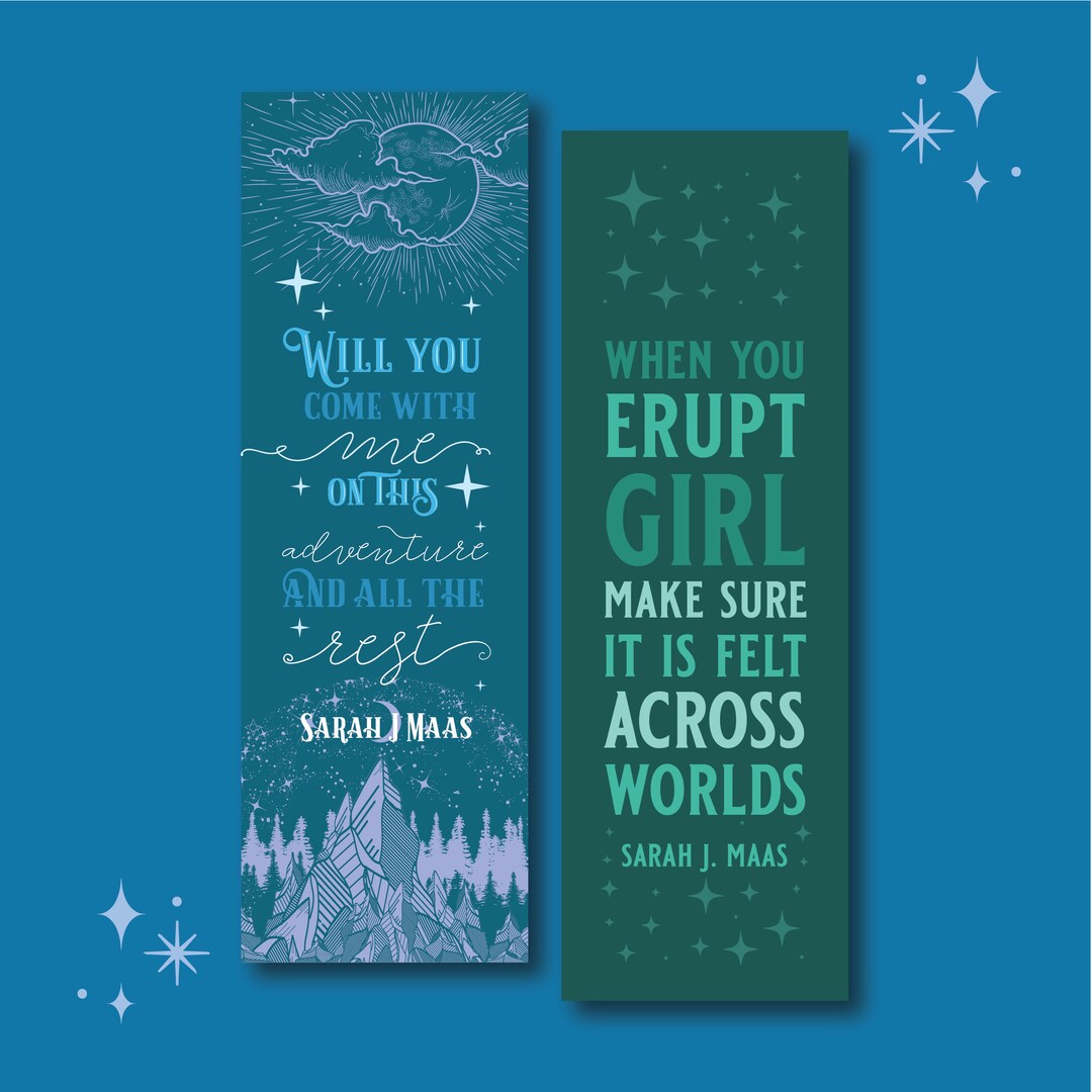 The Court of Dreams Wondermail Double-sided Bookmark - Etsy