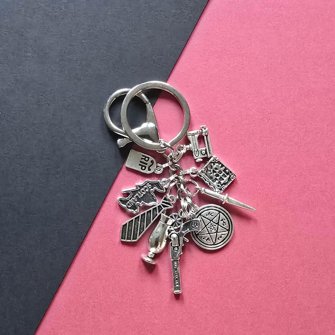 The True King of Hell | Crowley Inspired Keycharm | Keychain | Fergus ...