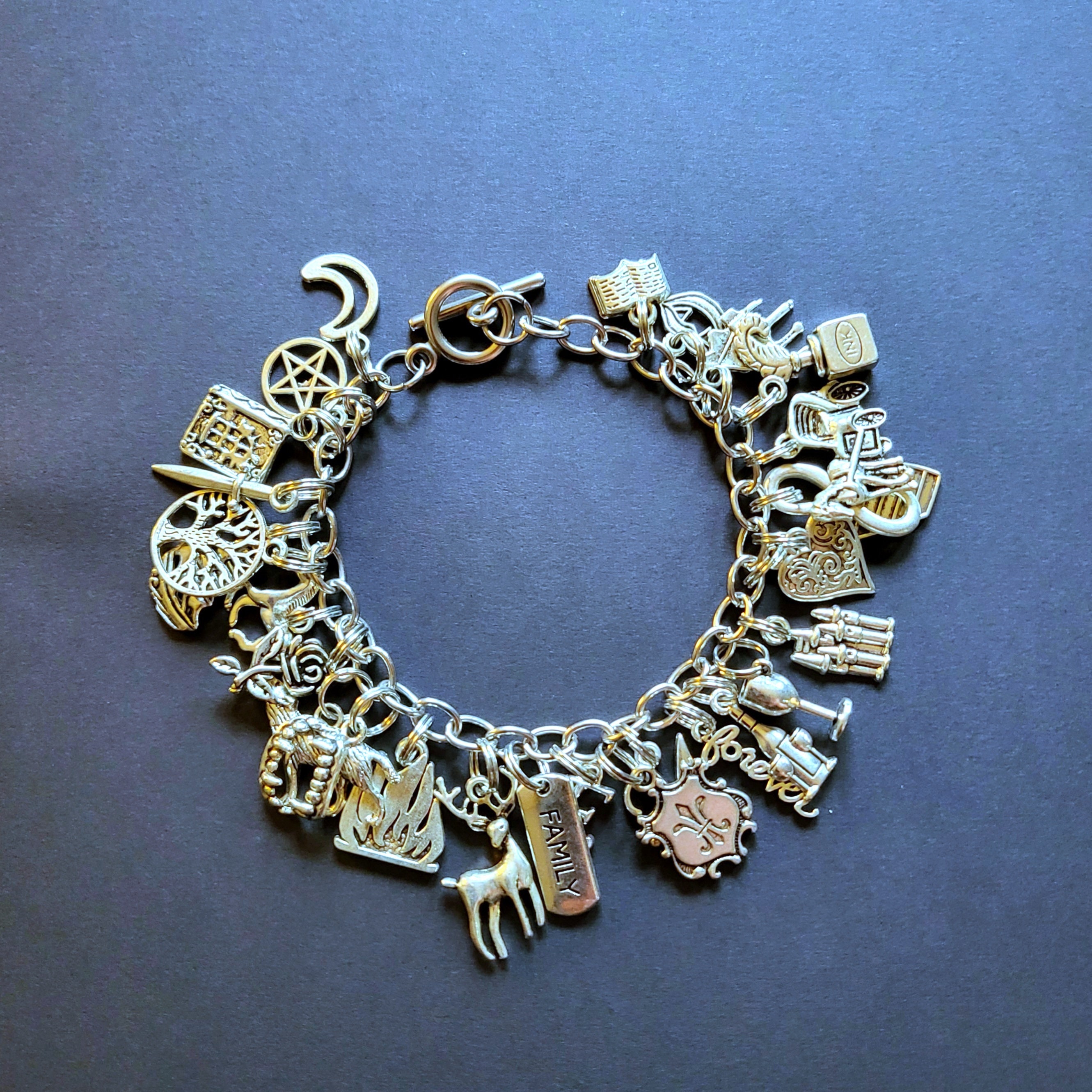 Tvd Charm Bracelet Etsy