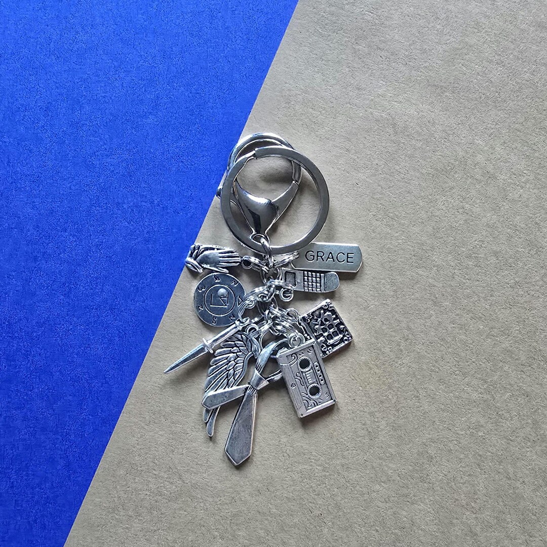 The Fallen Angel | Castiel Inspired Keycharm | Supernatural - Etsy
