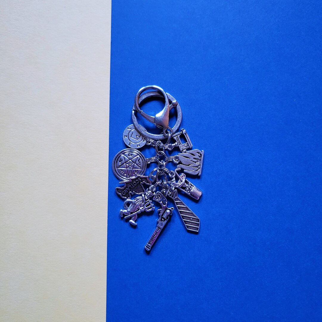 The True King of Hell Crowley Inspired Keycharm Keychain Fergus Macleod ...