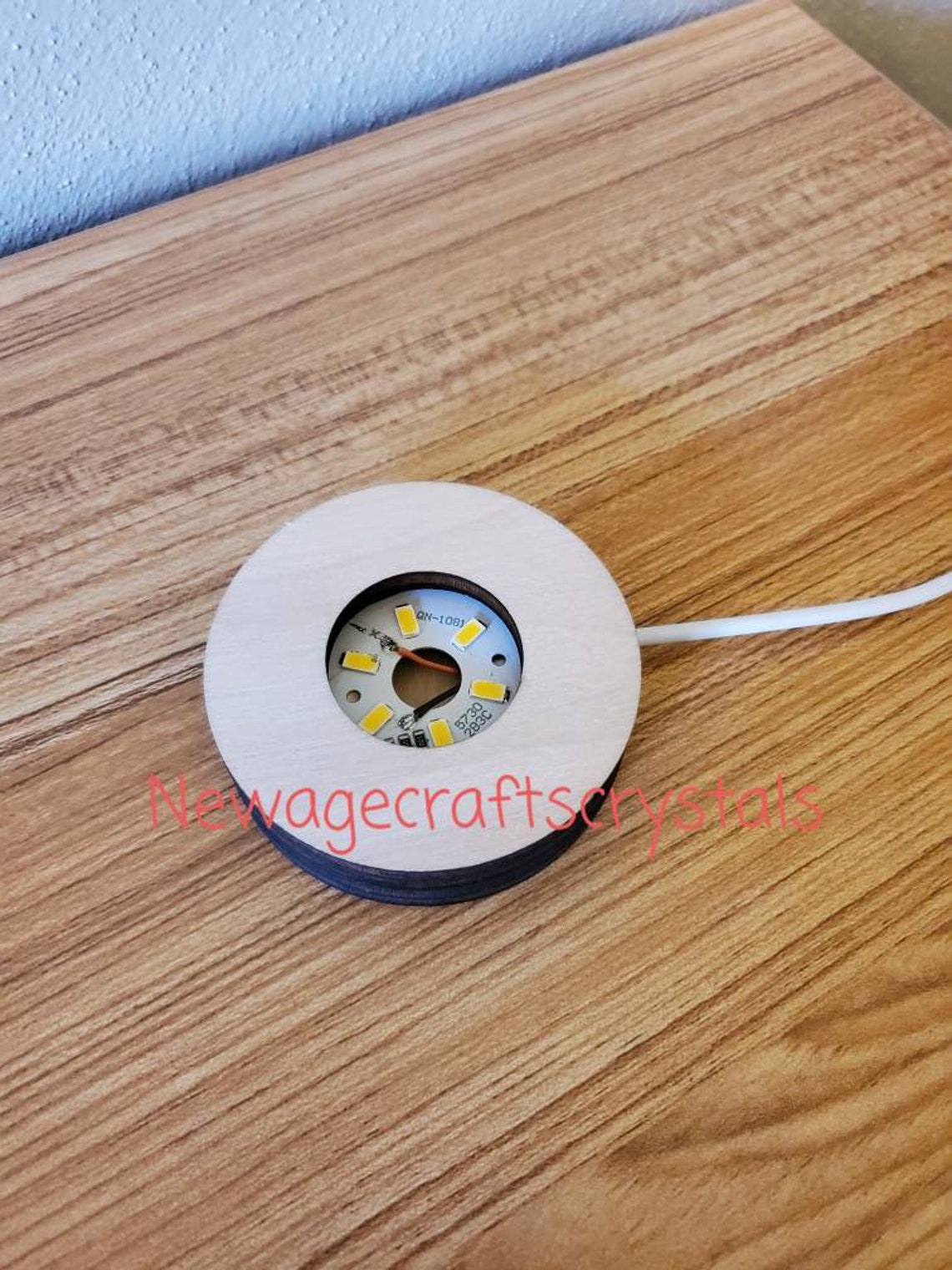 Crystal Light Stand // MADE TO ORDER // Crystal Lamp // Led - Etsy