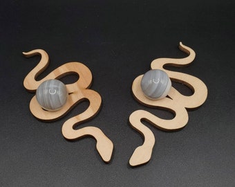 Snake Crystal Ball Stand - Etsy