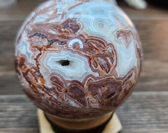 Crazy Lace Agate Sphere - Etsy