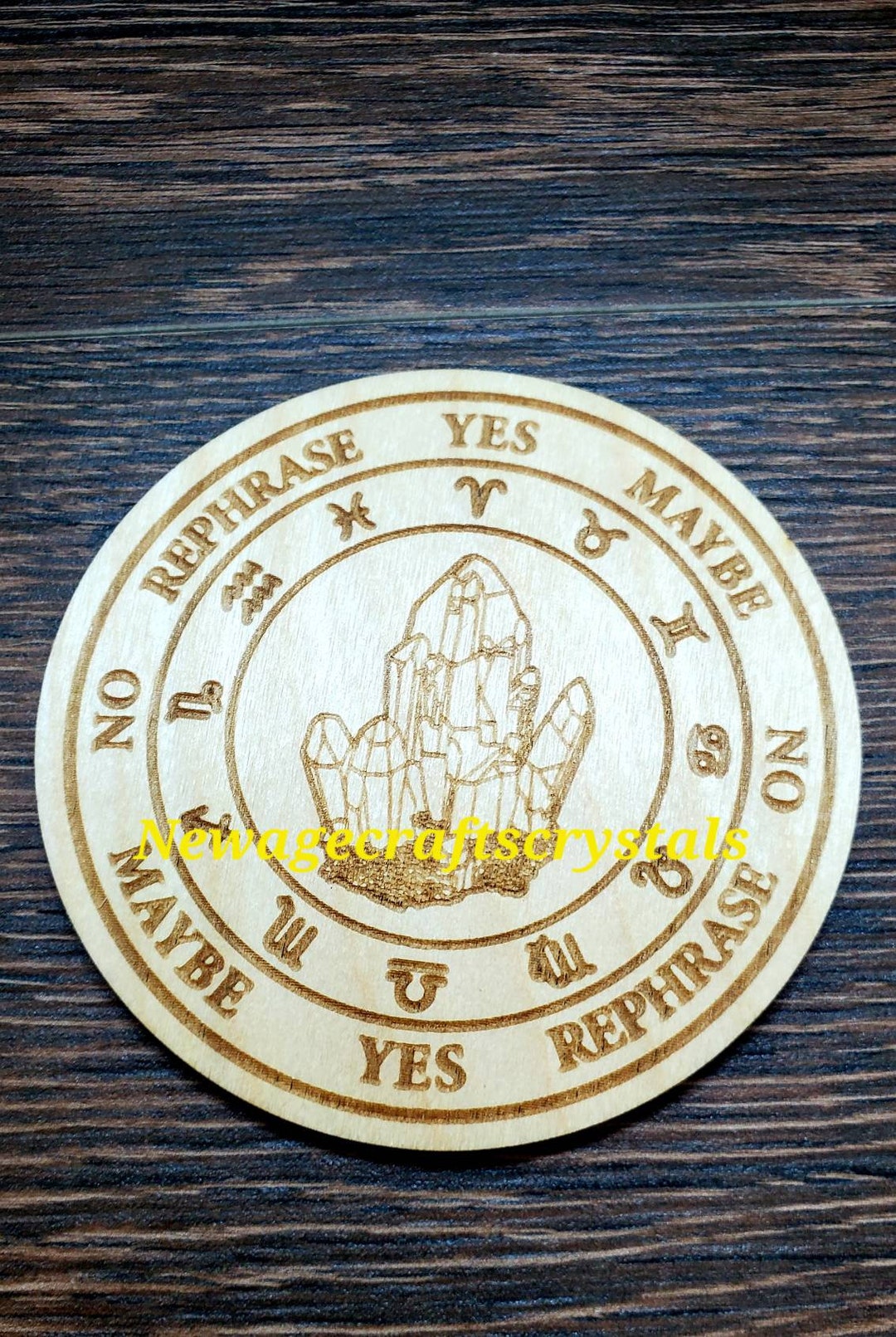 Mini Crystal Cluster Pendulum Board - Etsy