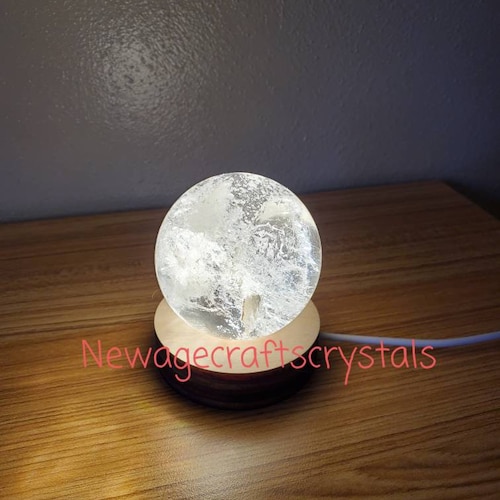 Crystal Light Stand // MADE TO ORDER // Crystal Lamp // Led - Etsy