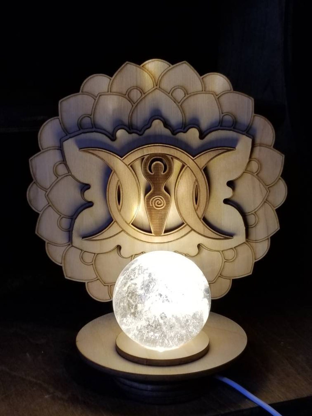 Goddess Light Sphere Stand // MADE TO ORDER - Etsy