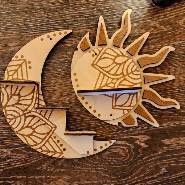 Sun Moon Shelf - Etsy