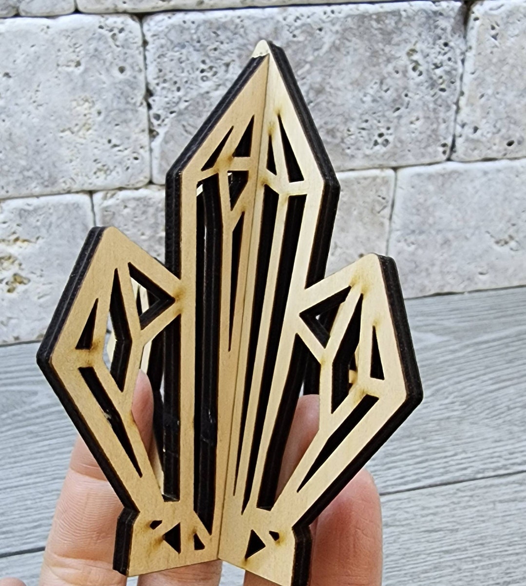 Crystal Cluster Interlocking - Etsy