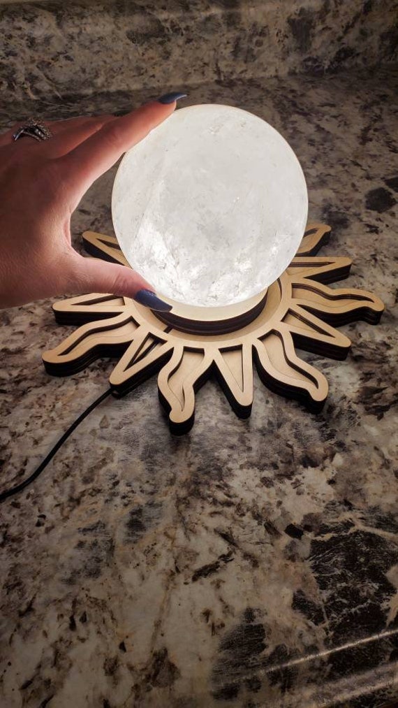 Xl Sun Light Sphere Stand // Crystal Ball Stand// MADE TO | Etsy