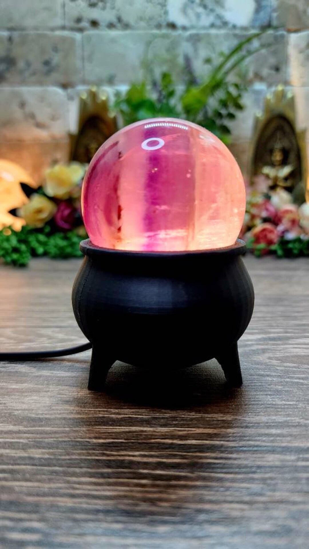 Cauldron Light Sphere Stand - Etsy