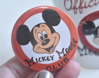 Mickey Button | Etsy
