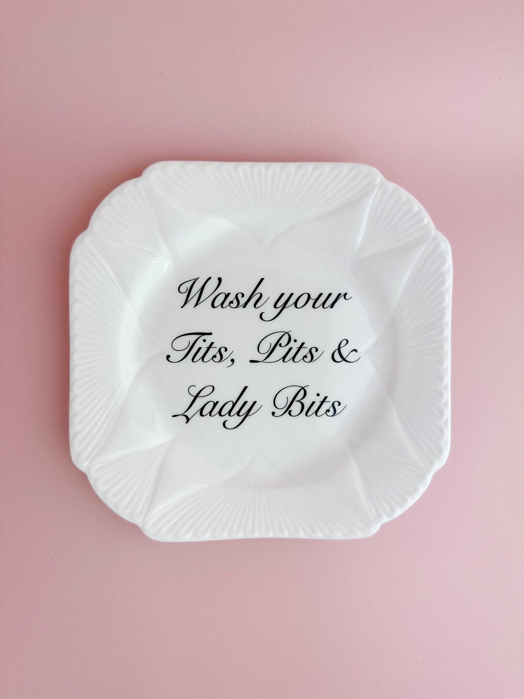 Hand Decorated Vintage Wash Your Tits, Pits and Lady Bits Gallery Wall ...