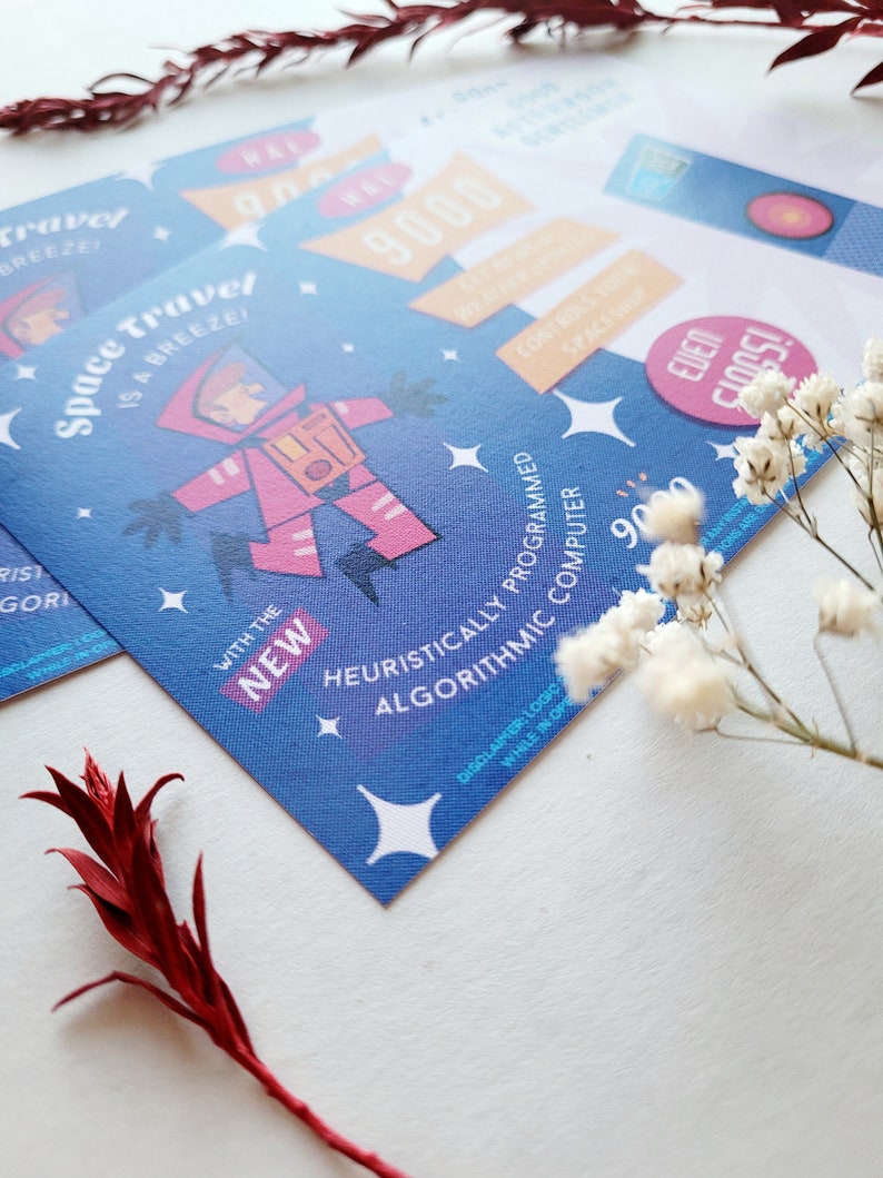 2001: A Space Odyssey HAL 9000 UPA Postcard - Etsy