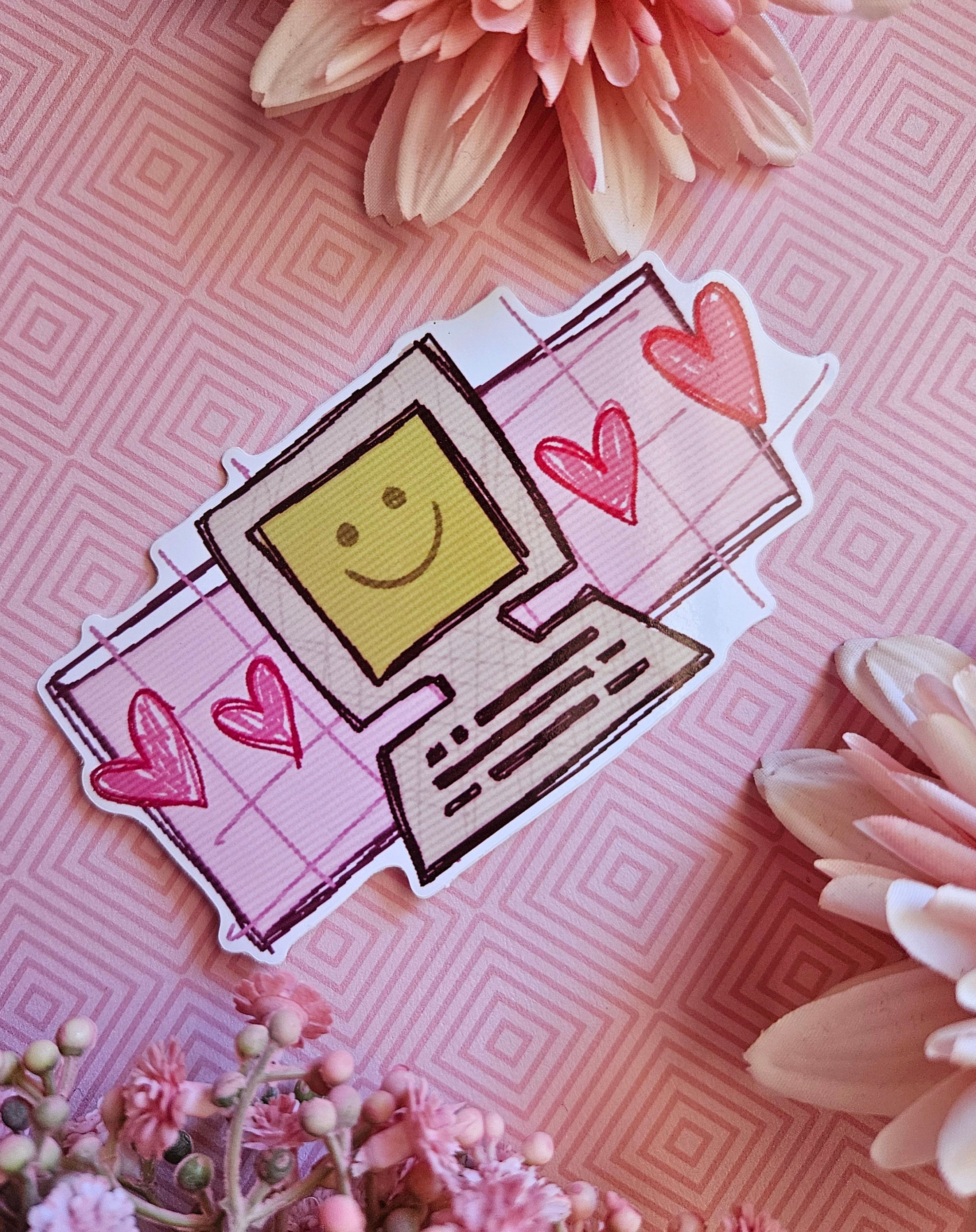 Edgar Smile : Electric Dreams Waterproof Vinyl Sticker - Etsy