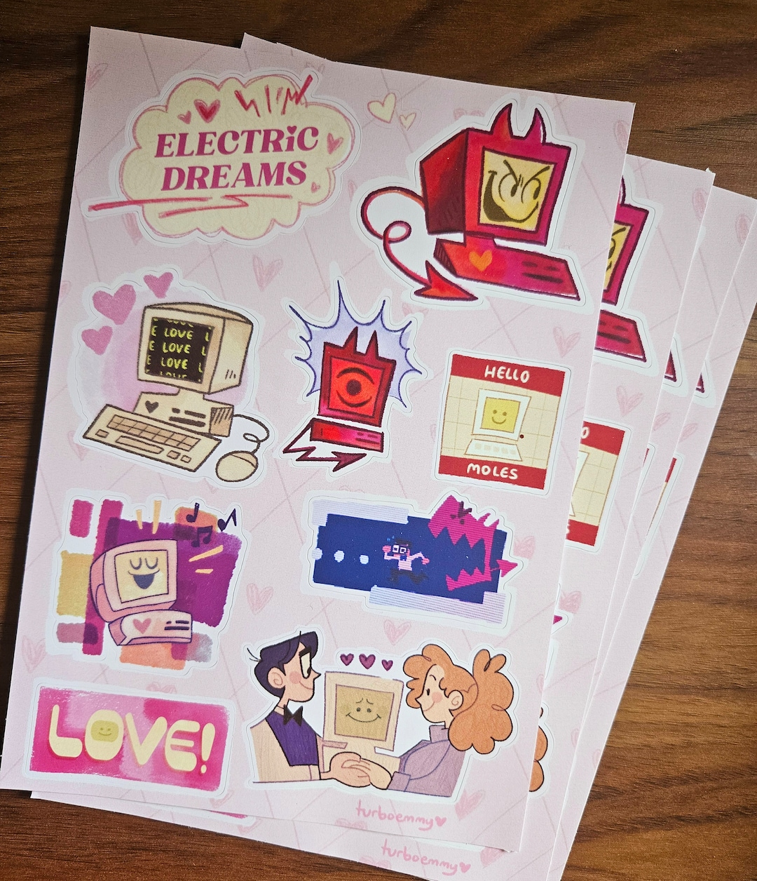 Electric Dreams Sticker Sheet - Etsy