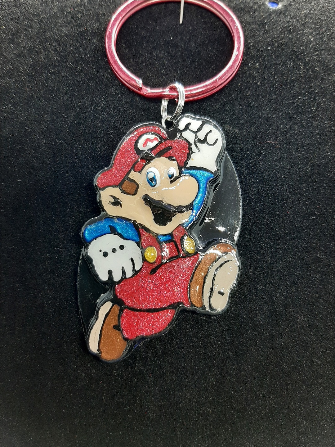 Super Mario Bros Mario 35th Mario Keychain type A - Etsy