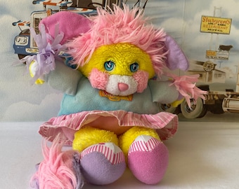 White Popples Puffball, Popple, Medium Size Vintage Plush Toy, Original ...