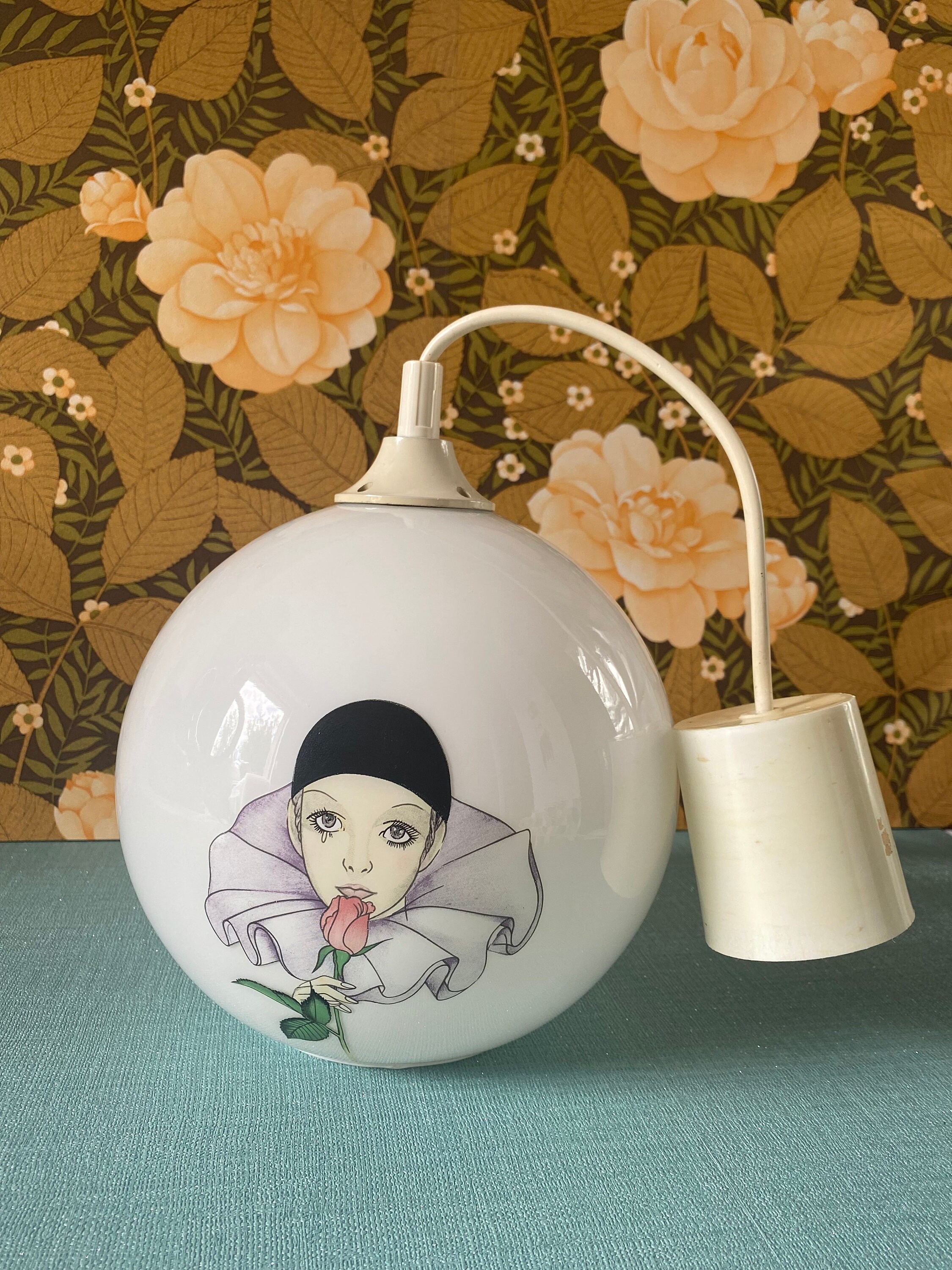 Vintage Pierrot Lamp, Vintage Suspension, 70s Lamp, - Etsy