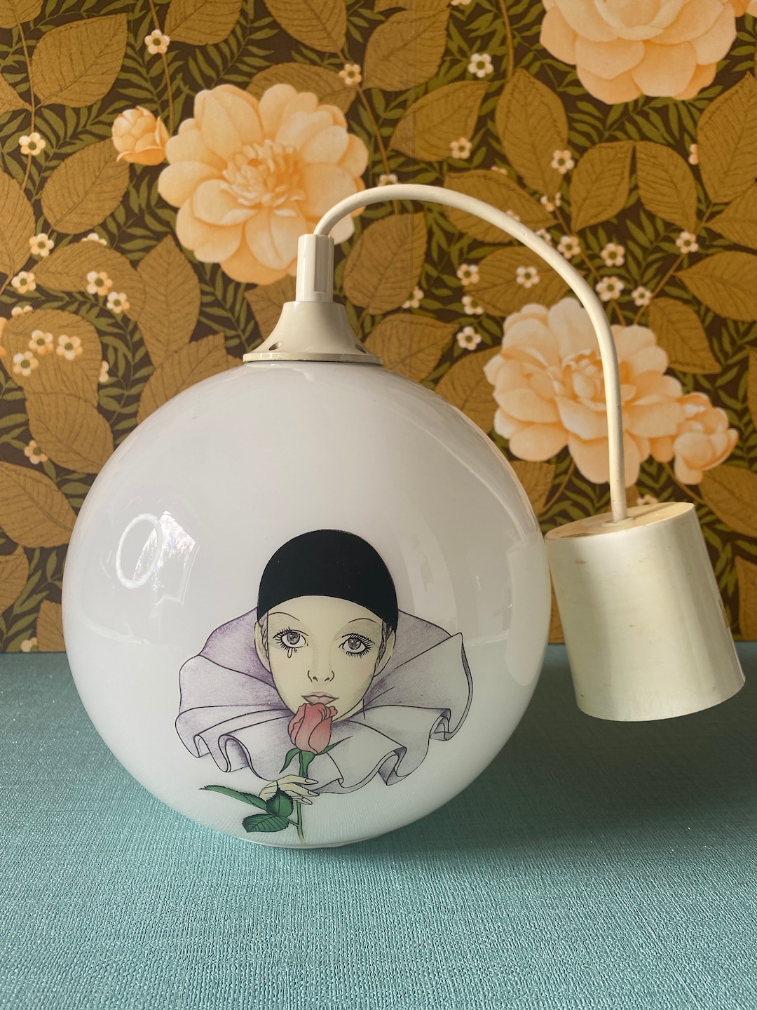 Vintage Pierrot Lamp, Vintage Suspension, 70s Lamp, - Etsy