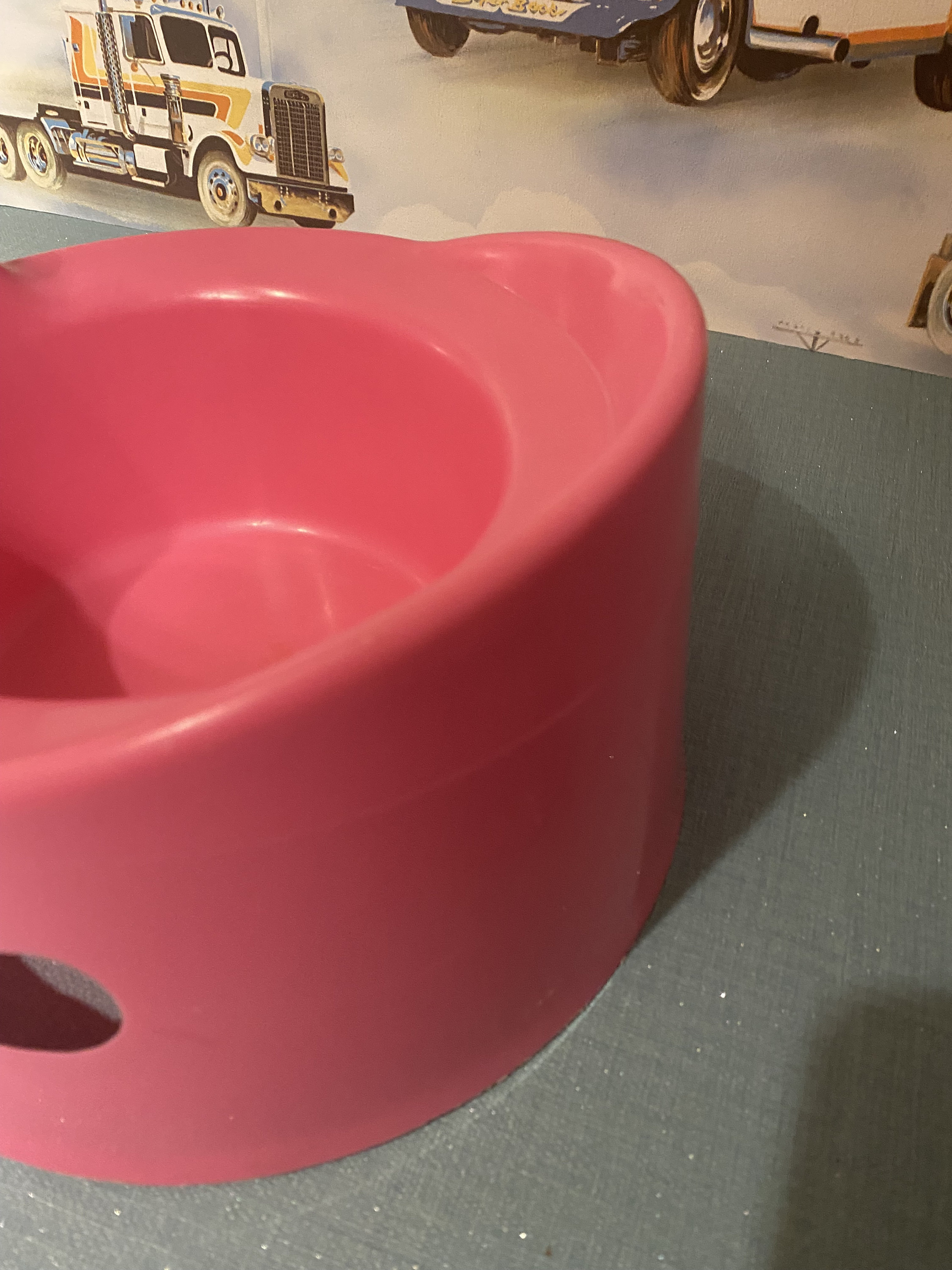 Pink Chamber Pot Pink Pee Pot Pee Learning Potty Vintage - Etsy