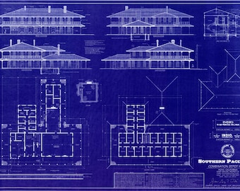 1888 Saugus, California Southern Pacific Railroad Depot Handmade ...