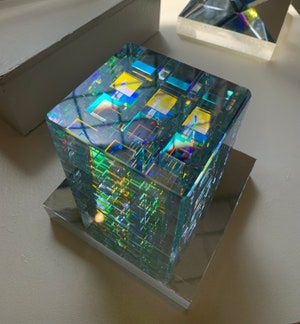 Tesseract Hypercube Infinity Mirror Art Sculpture Made to Order - Etsy ...