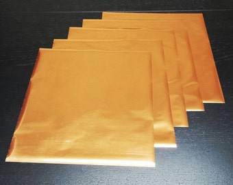 Copper foil paper | Etsy