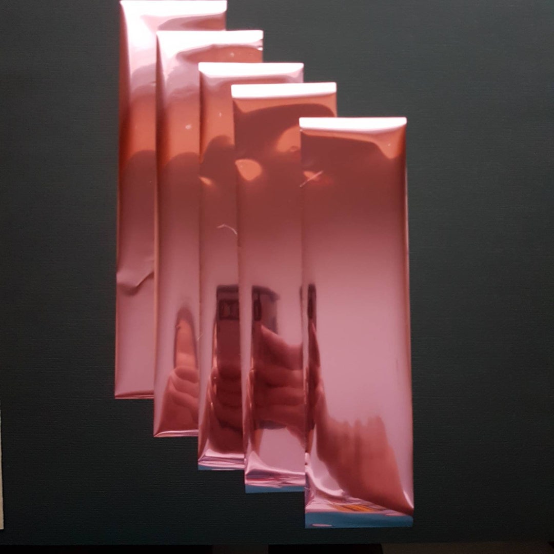 Shiny Light / Baby Girl Pink Heat Toner Laser Foil 5 Sheets 2 X 8 ...