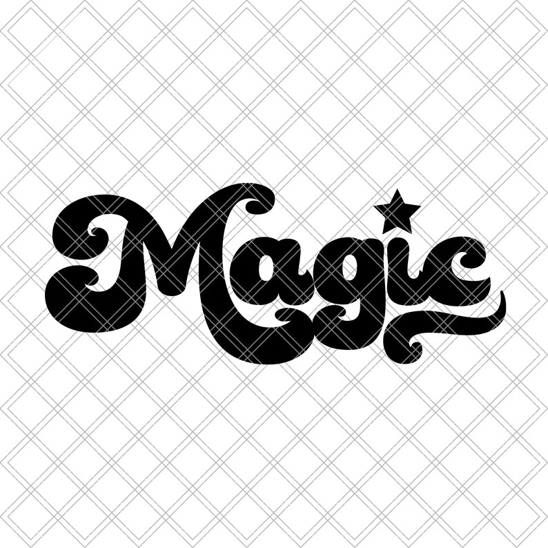 Magic SVG Black Girl Magic Typography Magic Words - Etsy