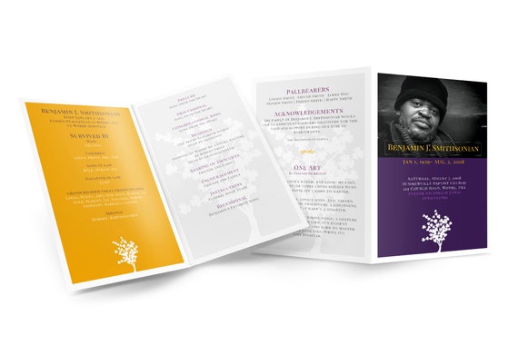 Funeral Program Template Microsoft Office Microsoft Publisher Funeral