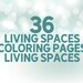 36 Coloring Pages | Living Spaces Theme | Printable Coloring Pages ...