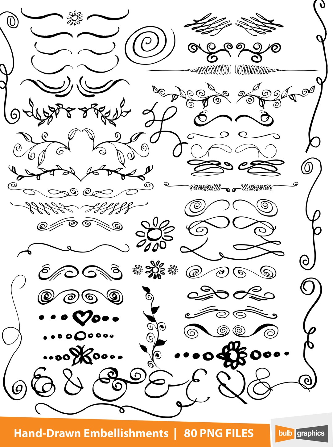 Ornamental Pngs | Embellishments | Digital Doodles | Decorative ...