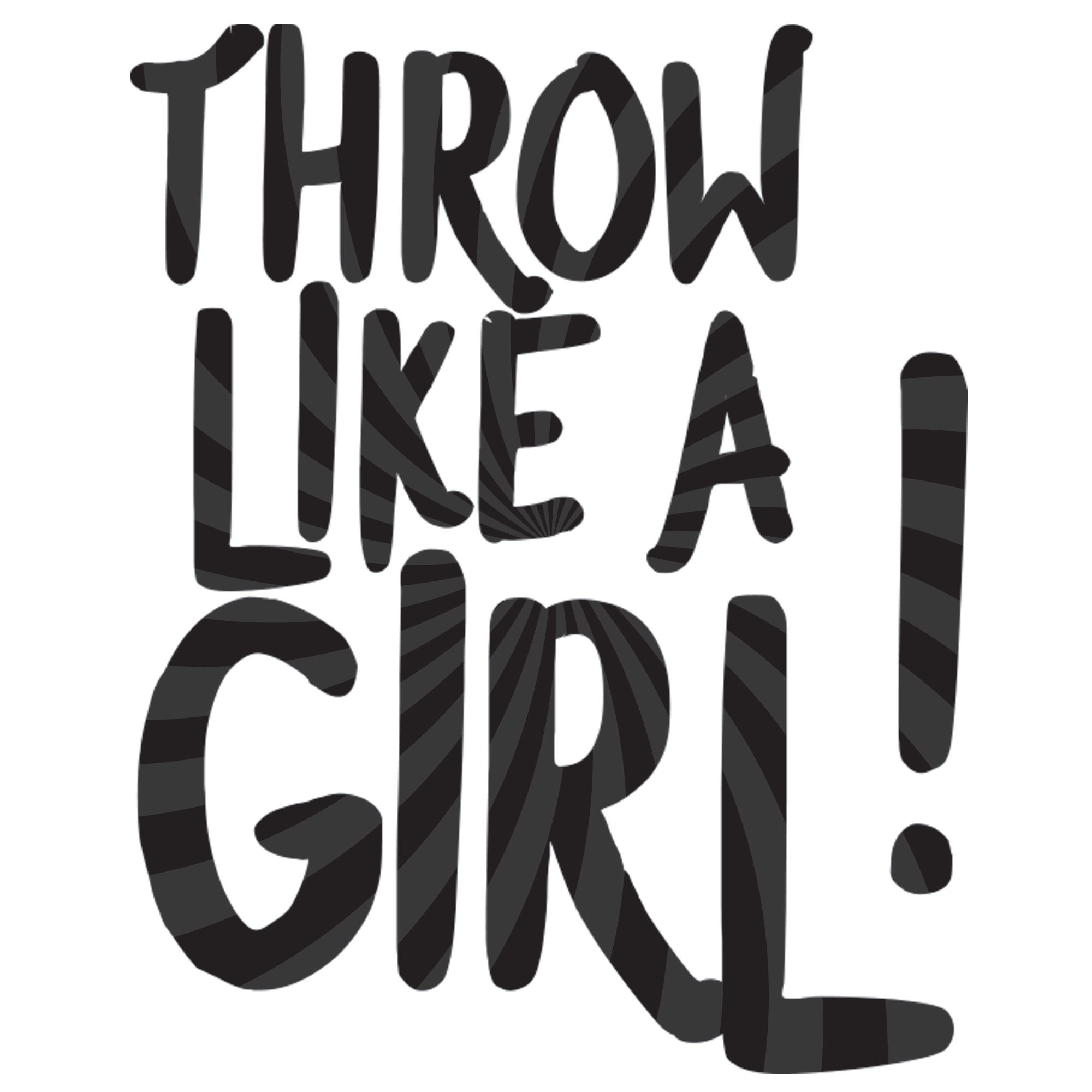 Throw Like a Girl - Etsy