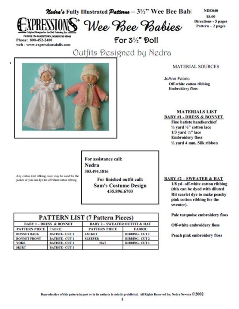 4" Wee Bee Babies - Etsy