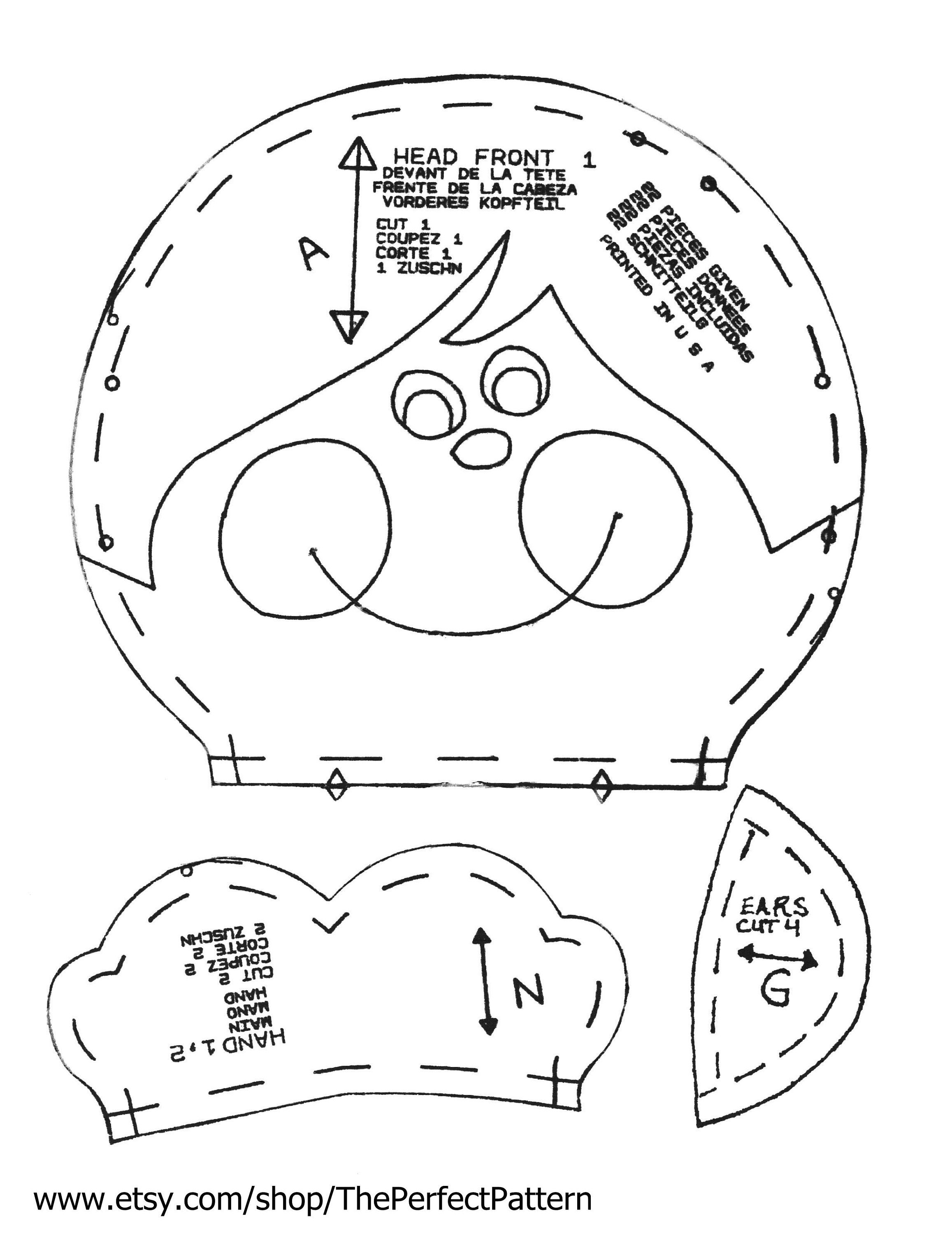 Dressy Bessy Doll Dapper Dan Rare Doll Pattern PDF DIGITAL DOWNLOAD ...