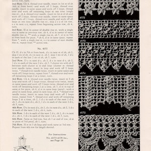 81 Vintage Crochet Edging Patterns Crochet Lace Pattern PDF - Etsy